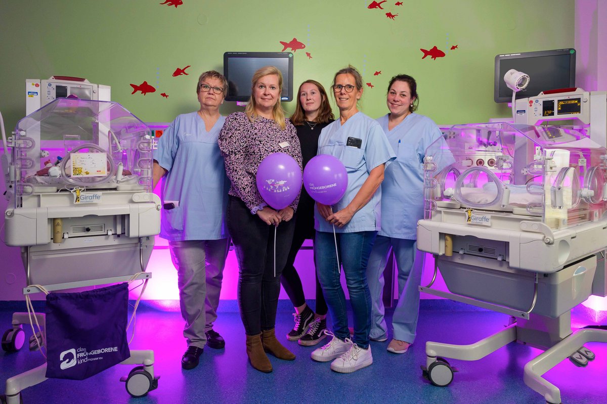 „Purple for Preemies“: Weltfrühgeborenentag am UKM ganz im Zeichen der ...