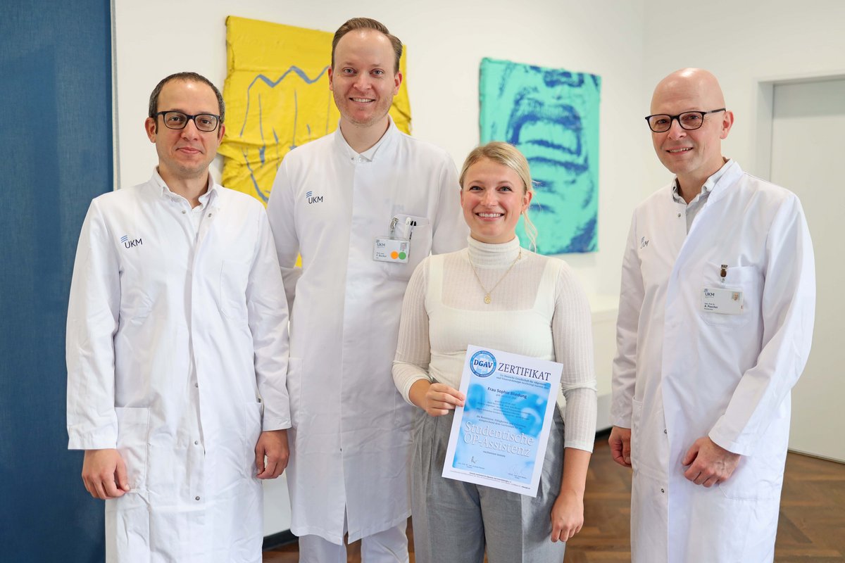 OP-Saal statt Hörsaal: Zertifikat ermöglicht frühzeitig praktische ...